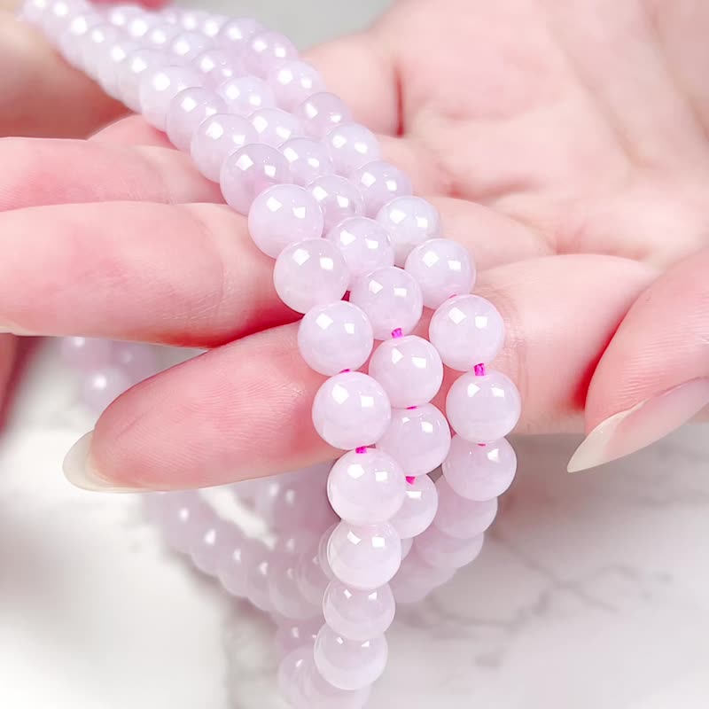 Ice Jadeite Bead Necklace | Natural Jadeite A | Gift - Shop ...